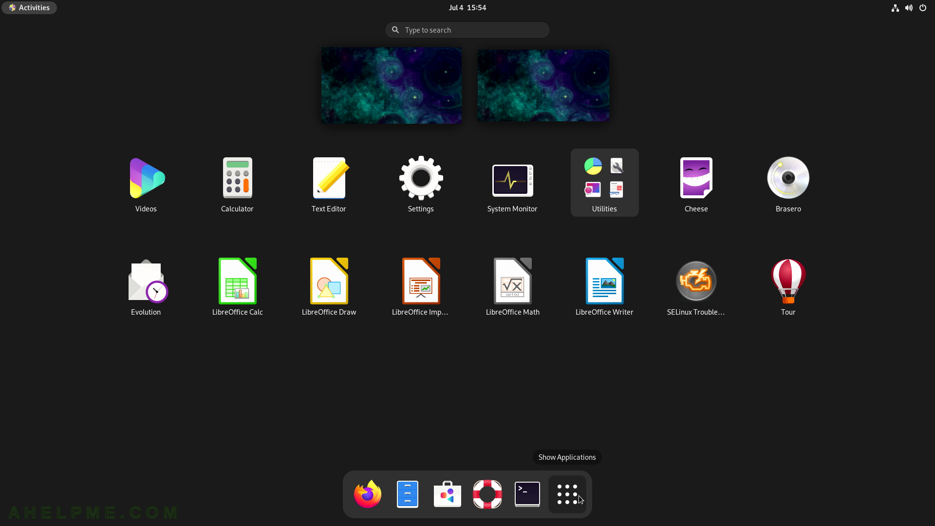 Review Of CentOS Stream 9 Workstation Gnome GUI 